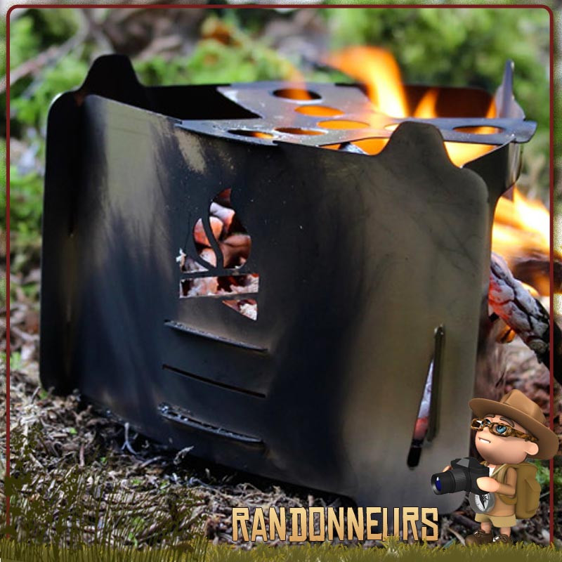 Réchaud bois BushBox Ultra Light Bushcraft Essentials de randonnée