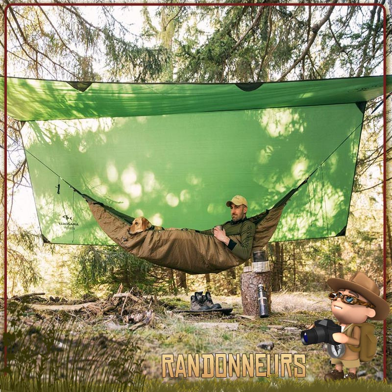 Tarp Traveller XXL Amazonas bivouac jungle randonnée bushcraft léger
